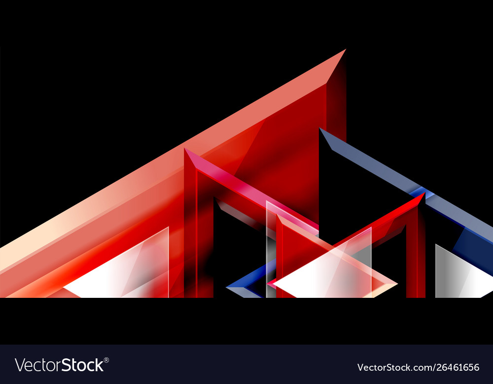 Triangle abstract background Royalty Free Vector Image