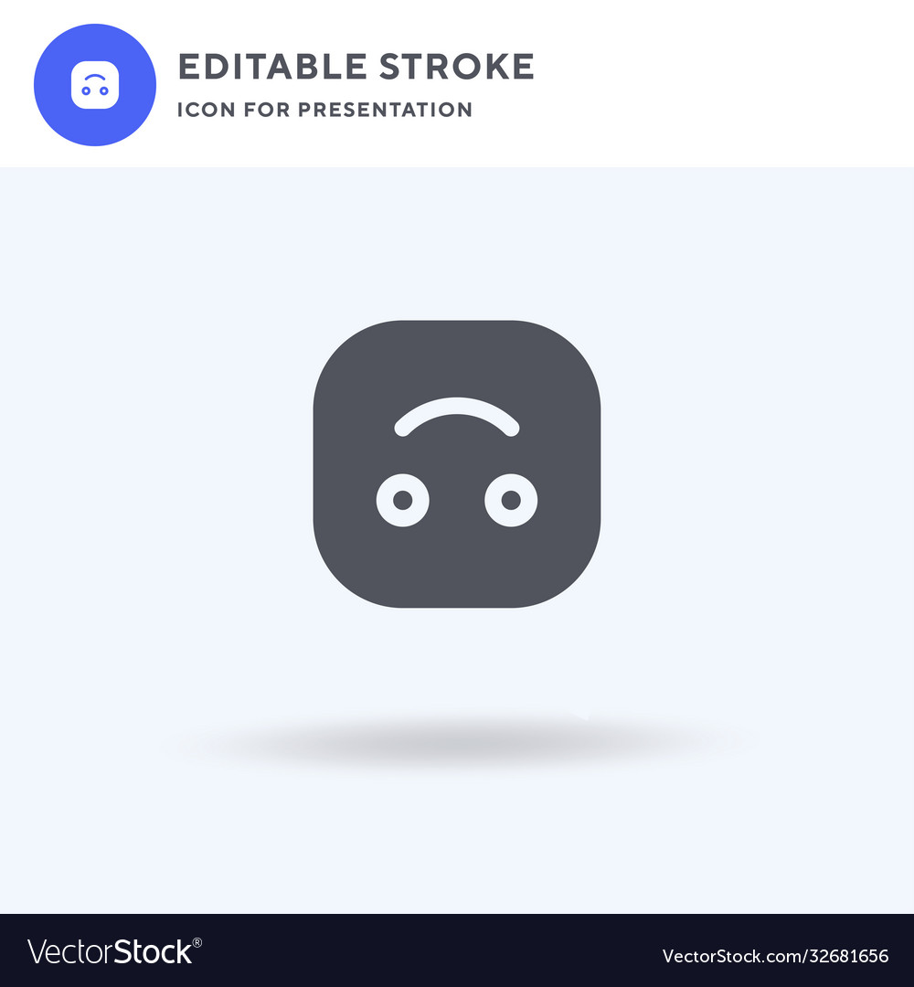 Upside down icon filled flat sign solid Royalty Free Vector