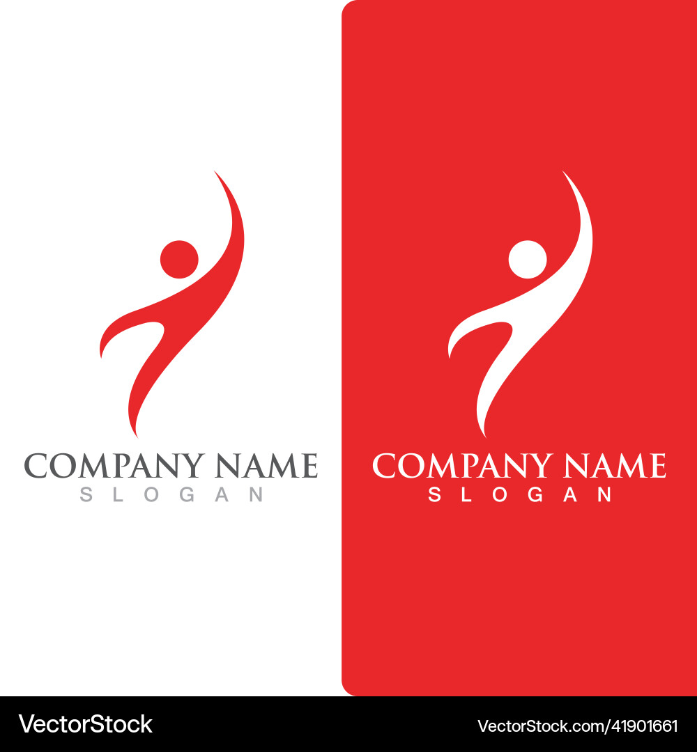 Health logo sign Royalty Free Vector Image - VectorStock