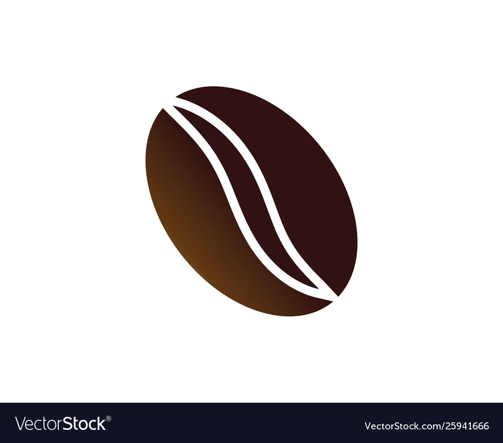 Coffee beans logo template icon Royalty Free Vector Image Coffee beans logo template icon Royalty Free Vector Image