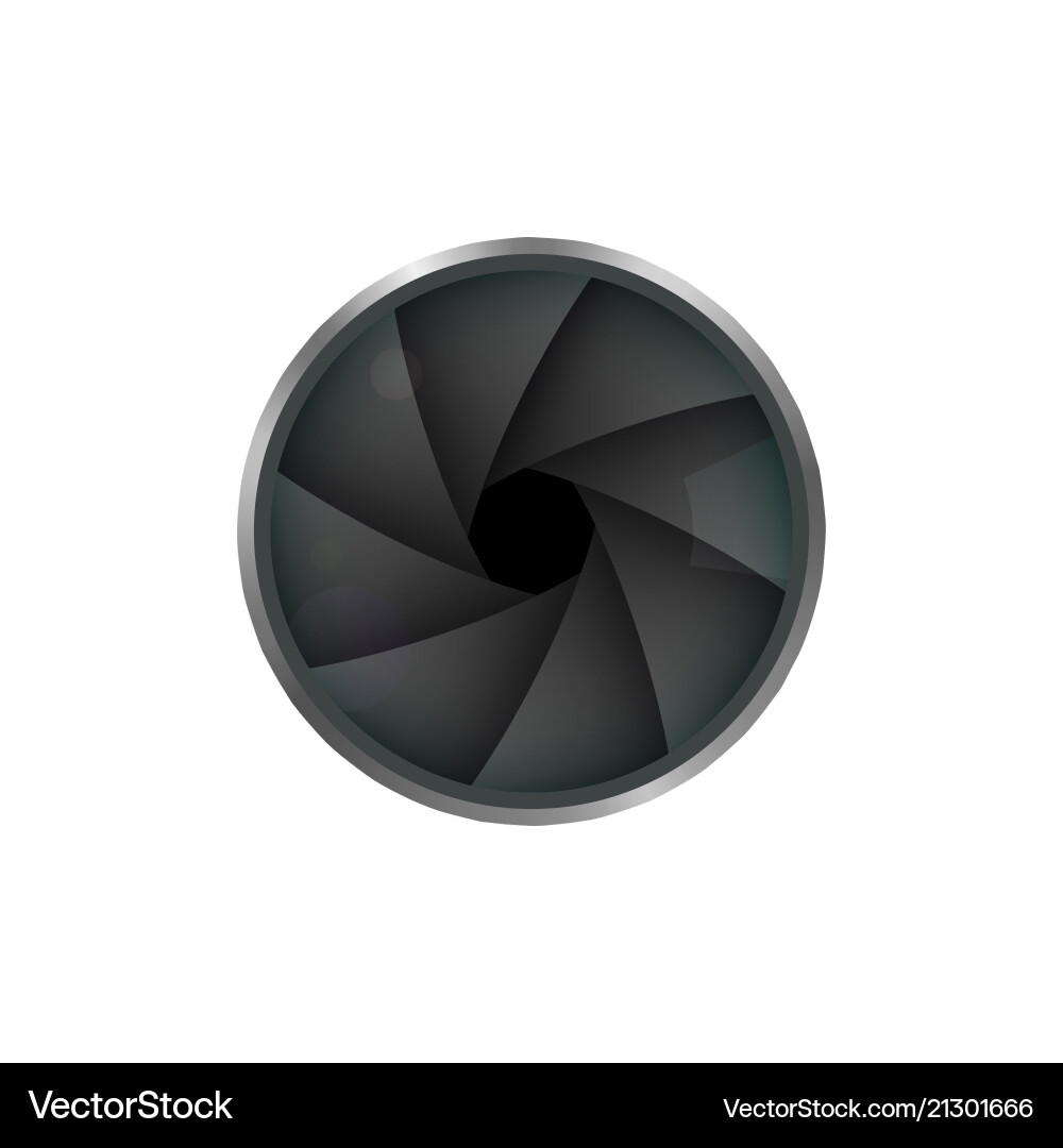Shutter of the camera Royalty Free Vector Image