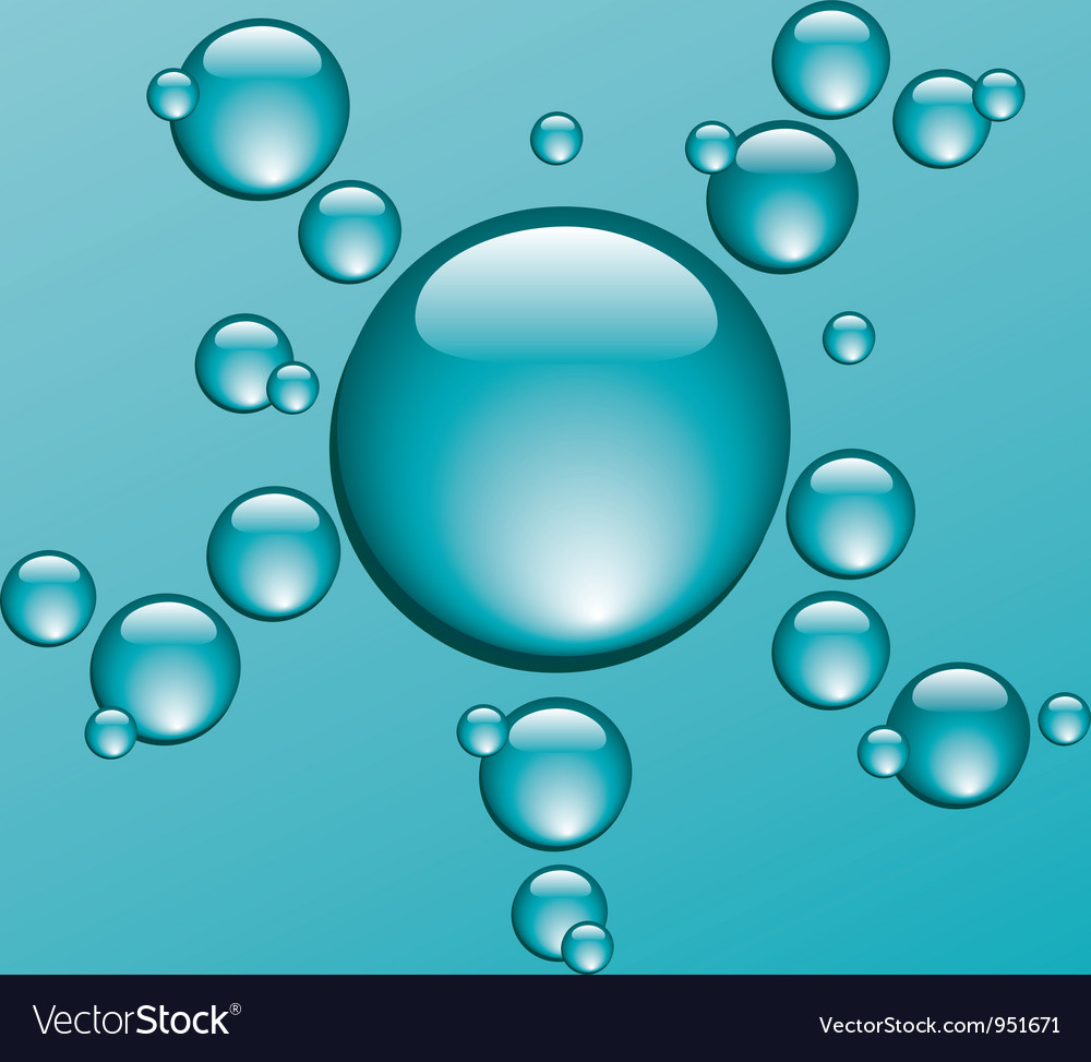 Background from the drops Royalty Free Vector Image