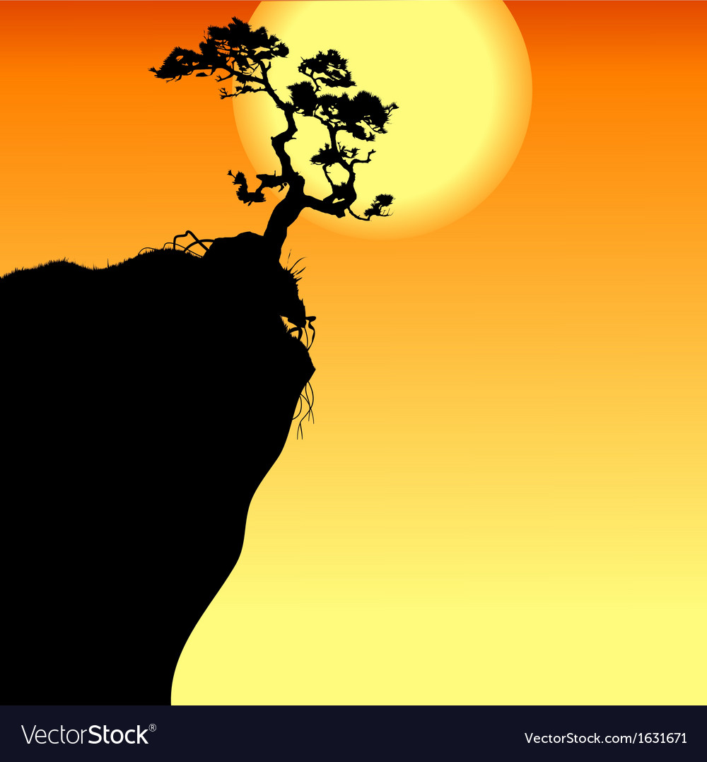 Cliff Royalty Free Vector Image - VectorStock