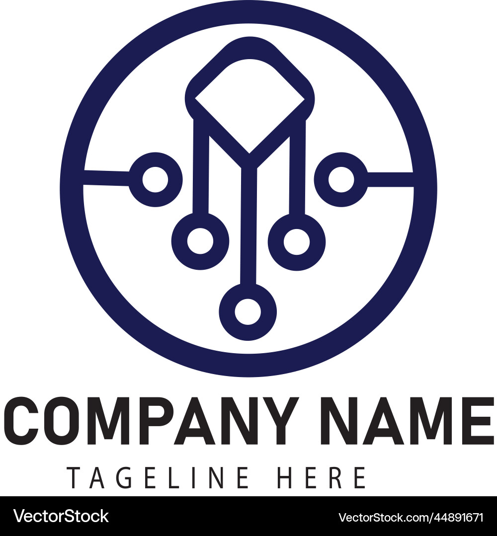 Logo design Royalty Free Vector Image - VectorStock