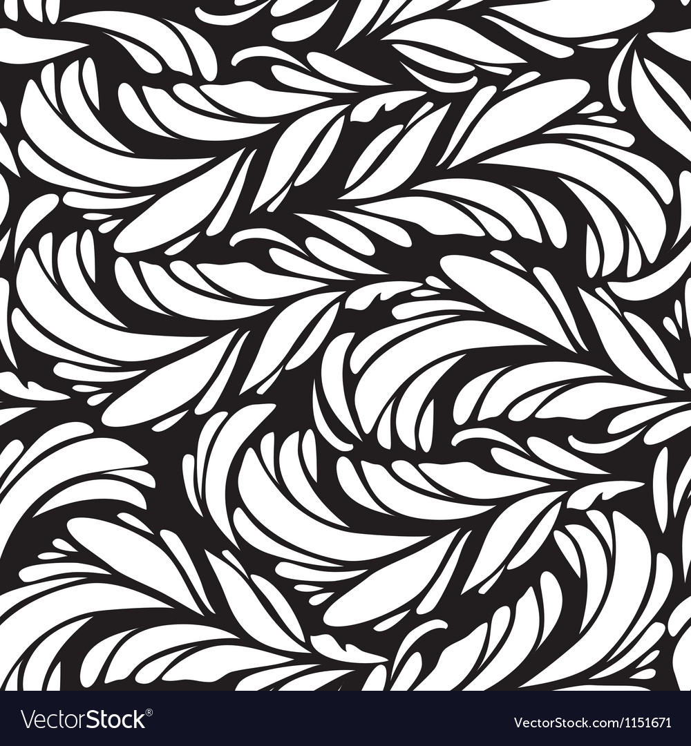 Plume pattern Royalty Free Vector Image - VectorStock