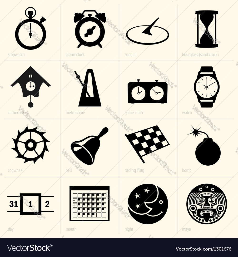 Time Royalty Free Vector Image - VectorStock