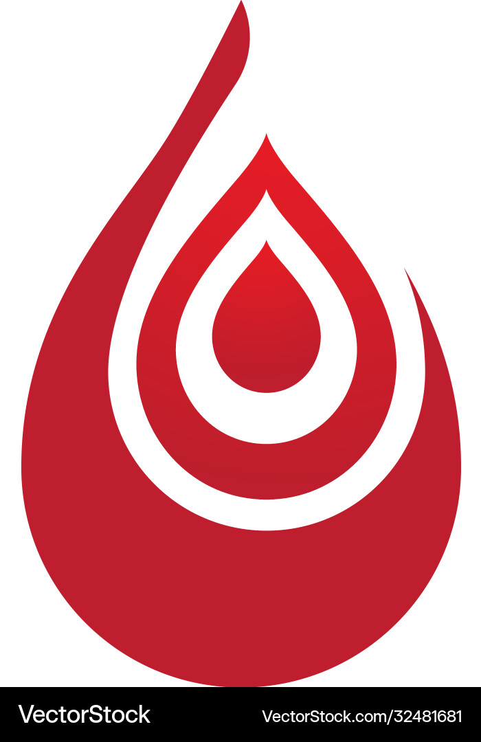 Blood logo Royalty Free Vector Image - VectorStock