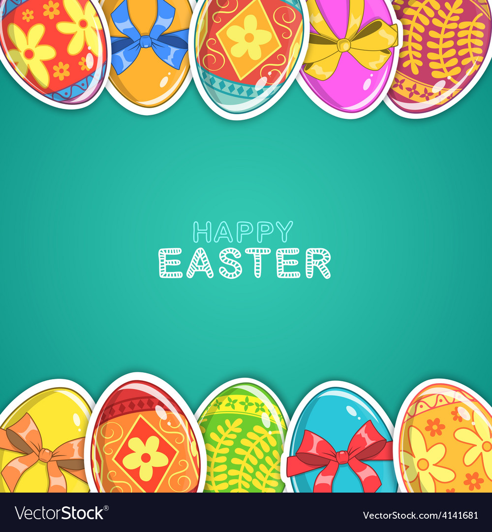 Easter background Royalty Free Vector Image - VectorStock