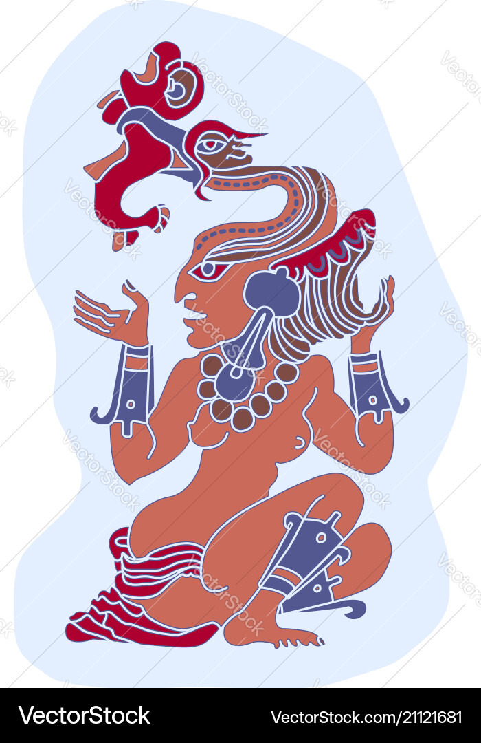 Goddess of water Royalty Free Vector Image - VectorStock