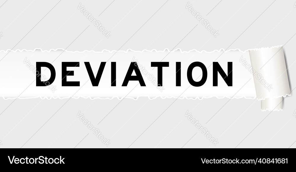 Ripped gray paper background that have word Vector Image