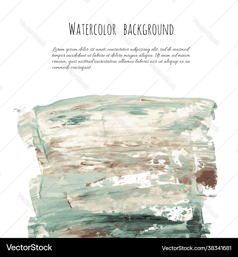 White beige butterum scribble marble watercolor Vector Image