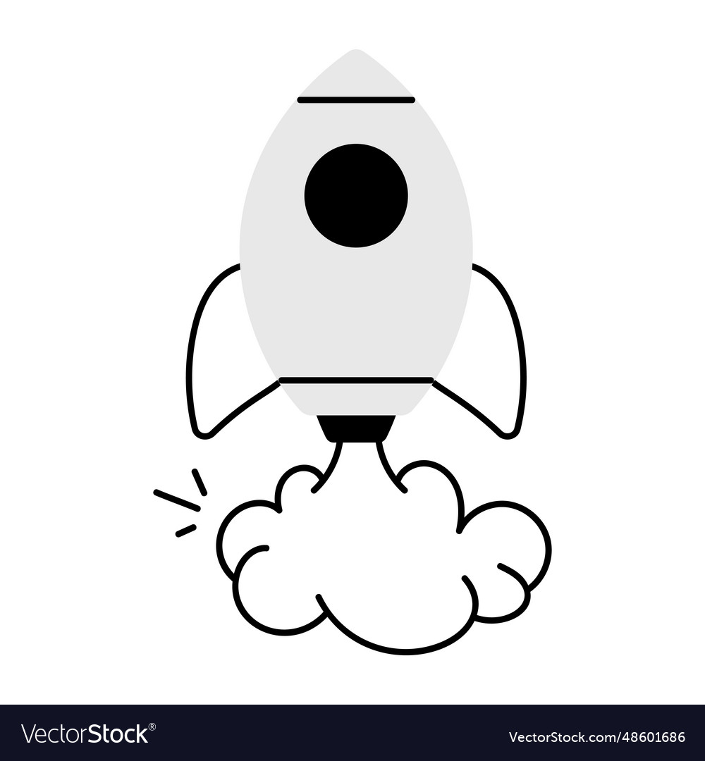 Project launch Royalty Free Vector Image - VectorStock