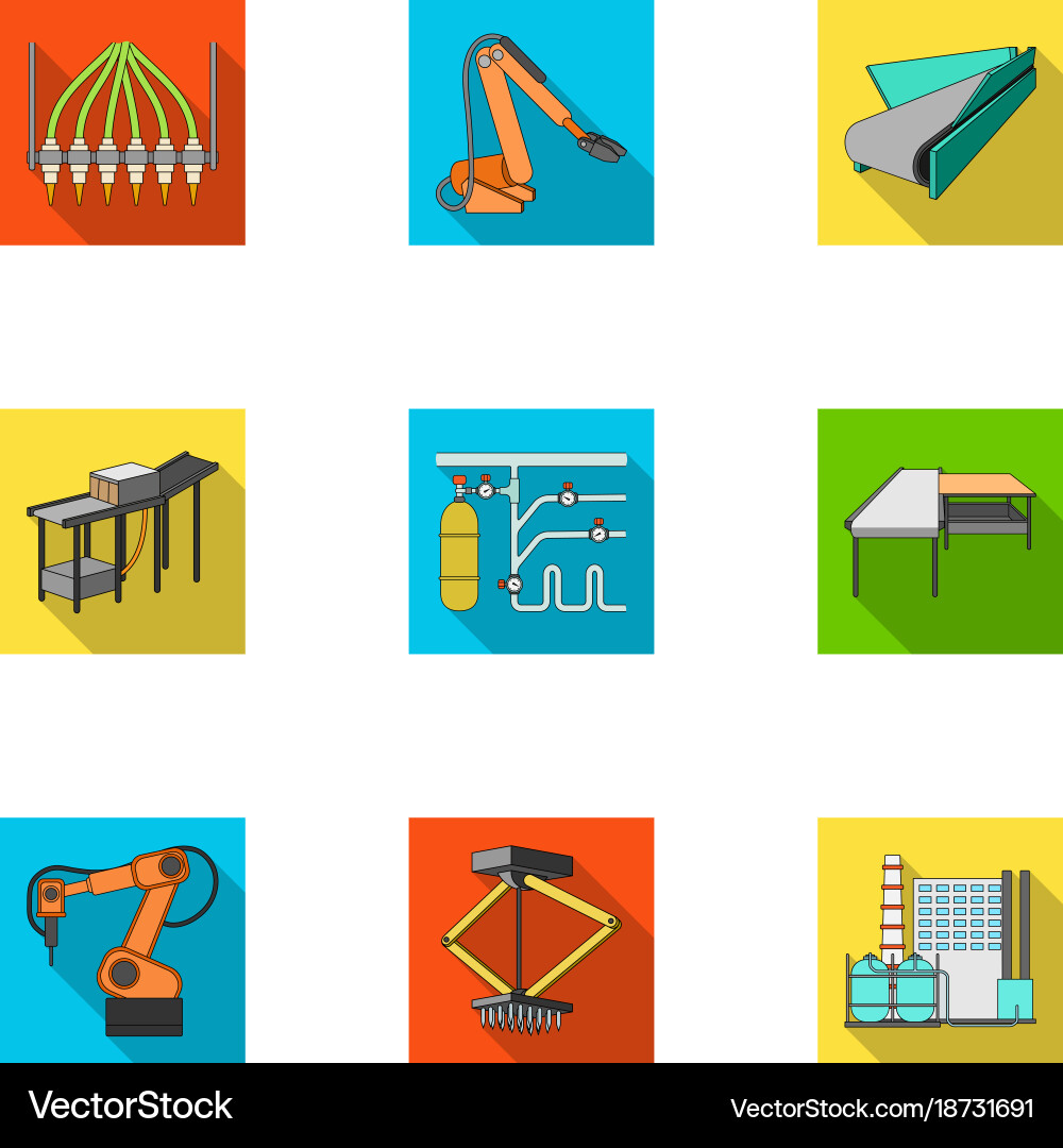 Factory equipment and machines other web icon Vector Image