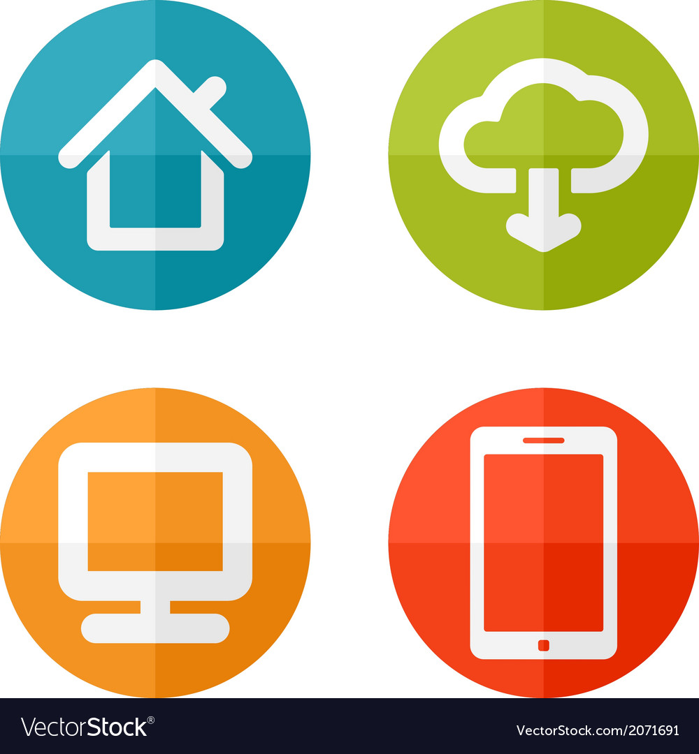 Set icons Royalty Free Vector Image - VectorStock