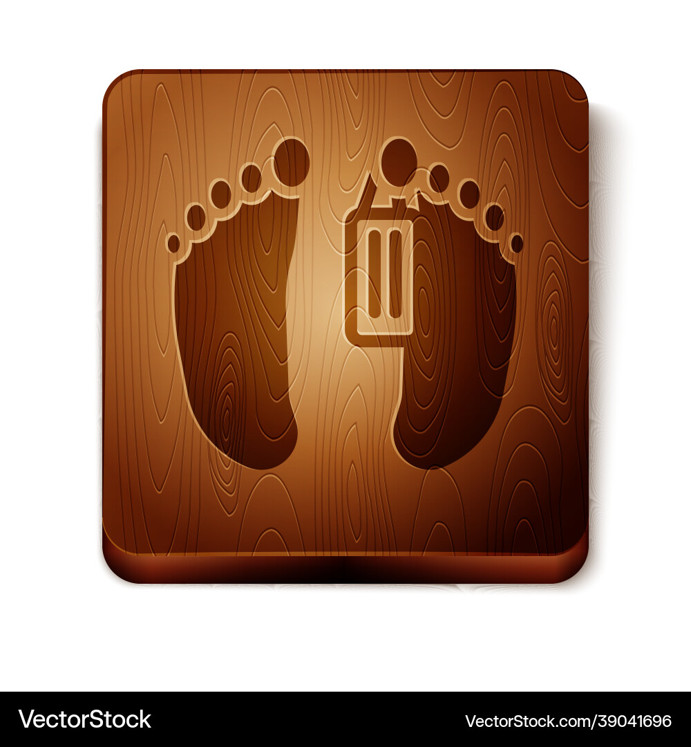 Brown dead body with an identity tag attached Vector Image