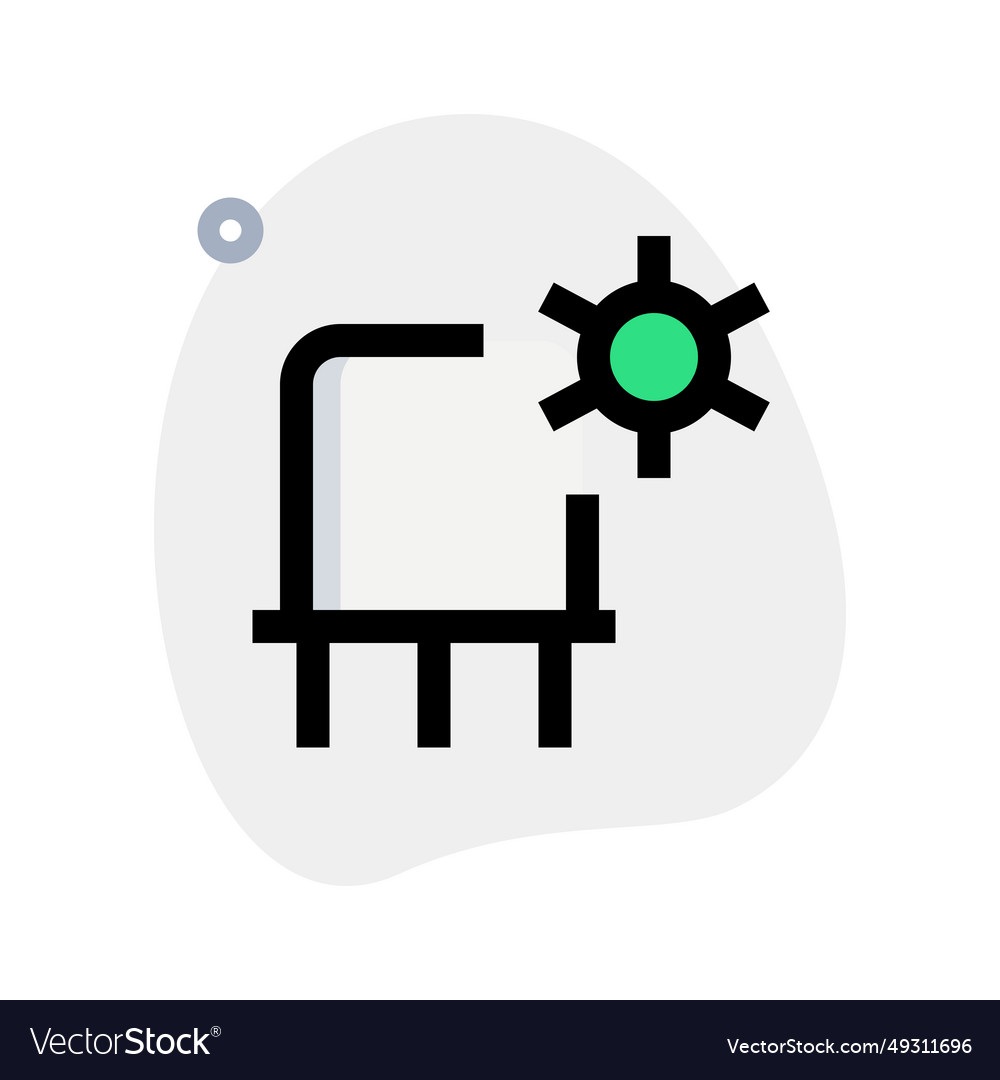 Modifying operational settings within Royalty Free Vector