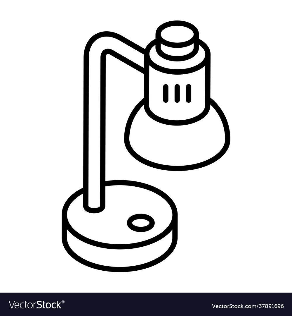 Table lamp Royalty Free Vector Image - VectorStock