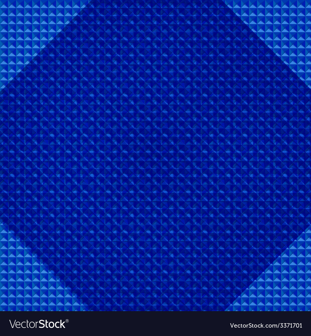 Abstract geometry triangles bright blue pattern Vector Image