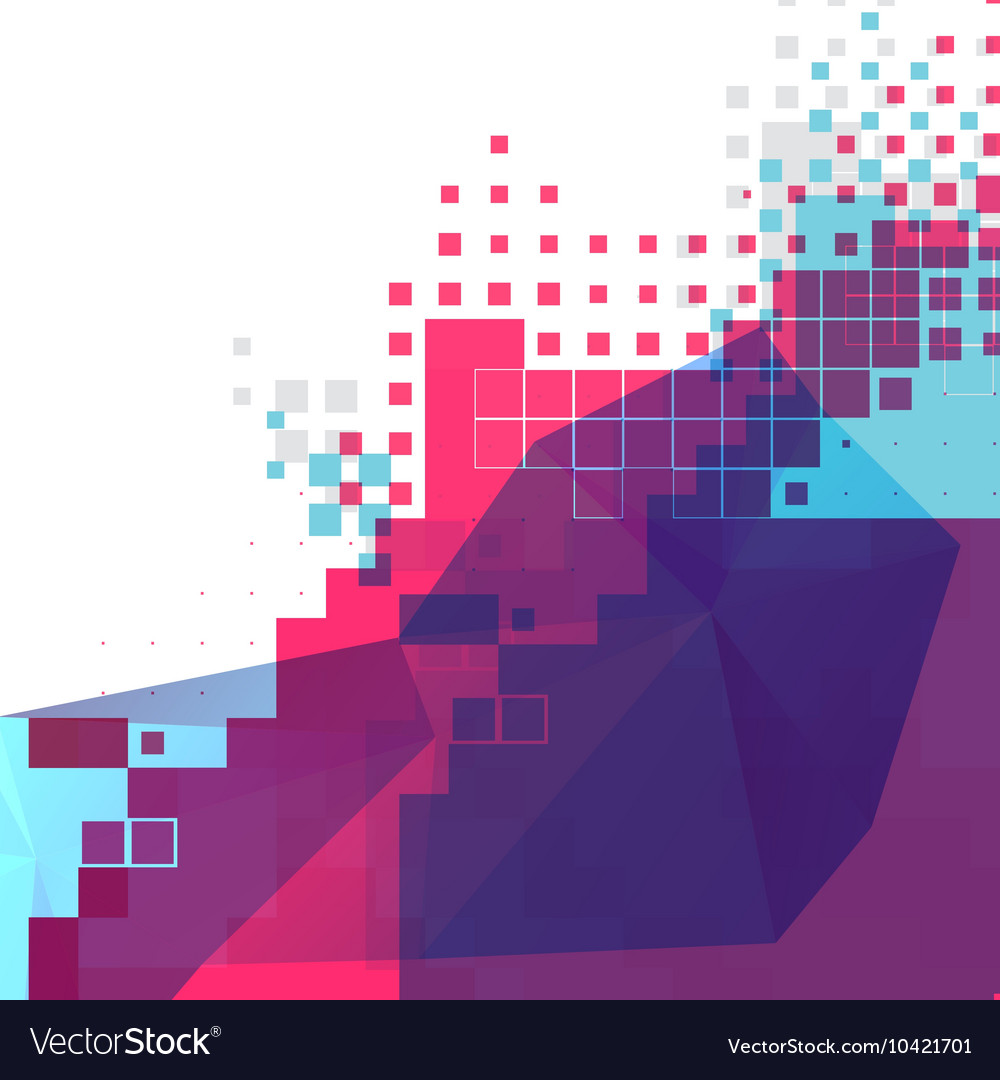 Abstract pixel background Royalty Free Vector Image