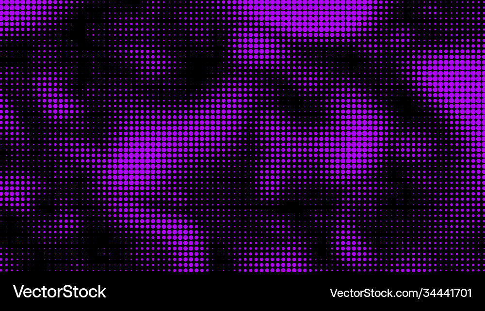Colored dot array background isolated sea wave Vector Image