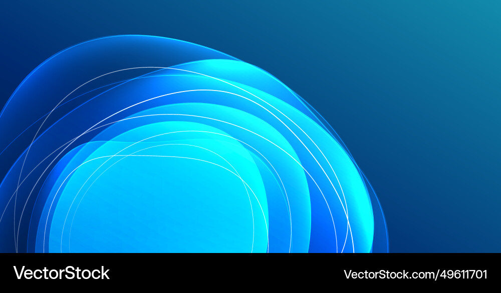 Colorful transparent flowing fluid shapes Vector Image