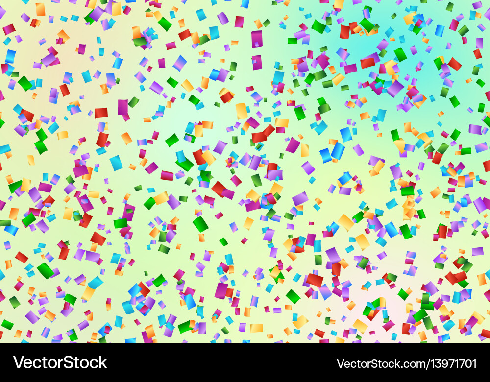 Confetti flying backdrop Royalty Free Vector Image