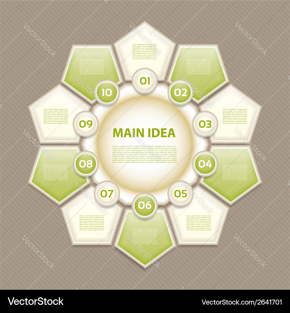 Progress background product choice or version Vector Image