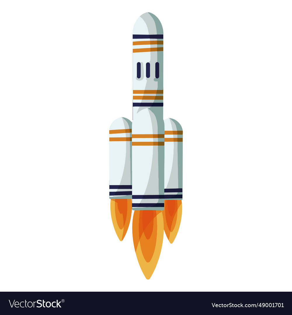Sky rocket Royalty Free Vector Image - VectorStock