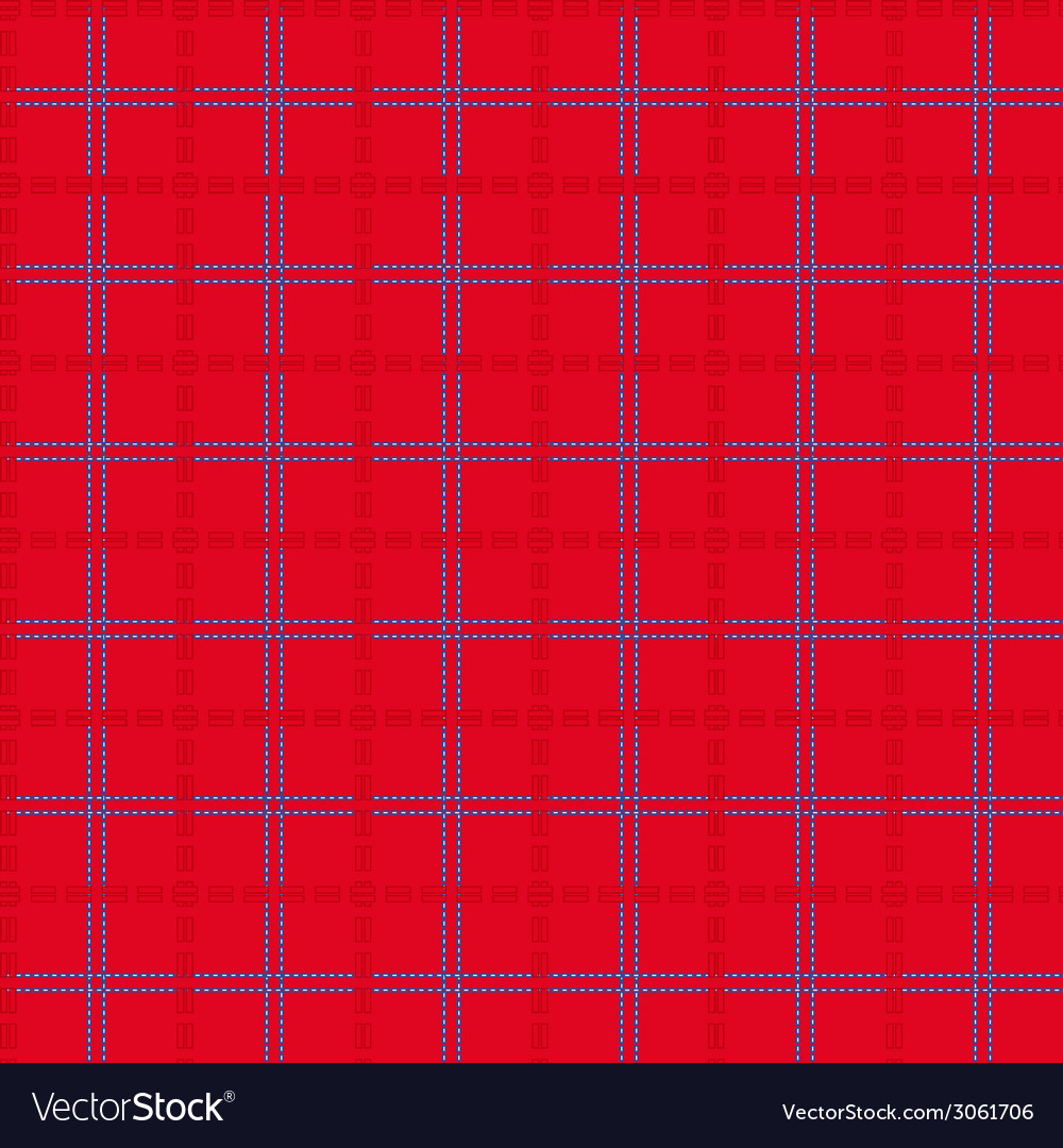 Bright red seamless mesh pattern Royalty Free Vector Image