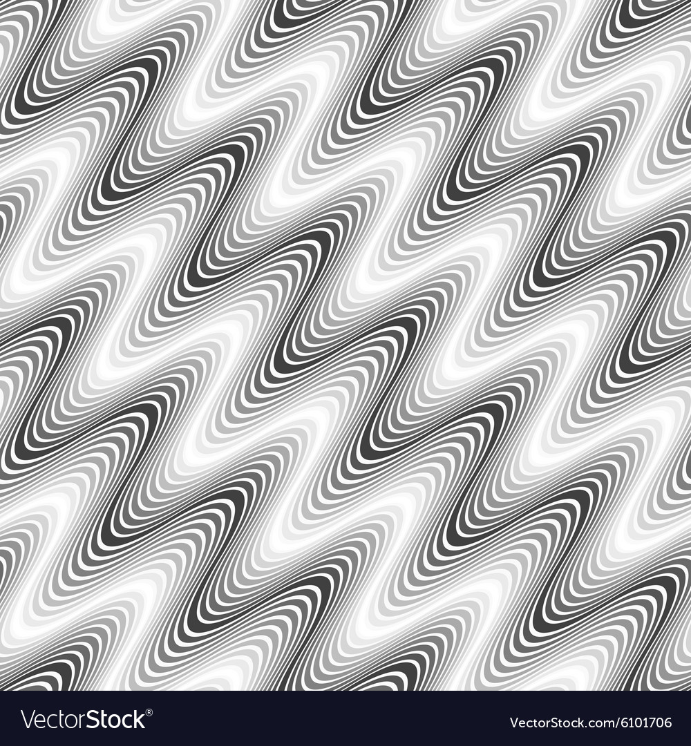 Gray diagonal wavy gradient texture Royalty Free Vector