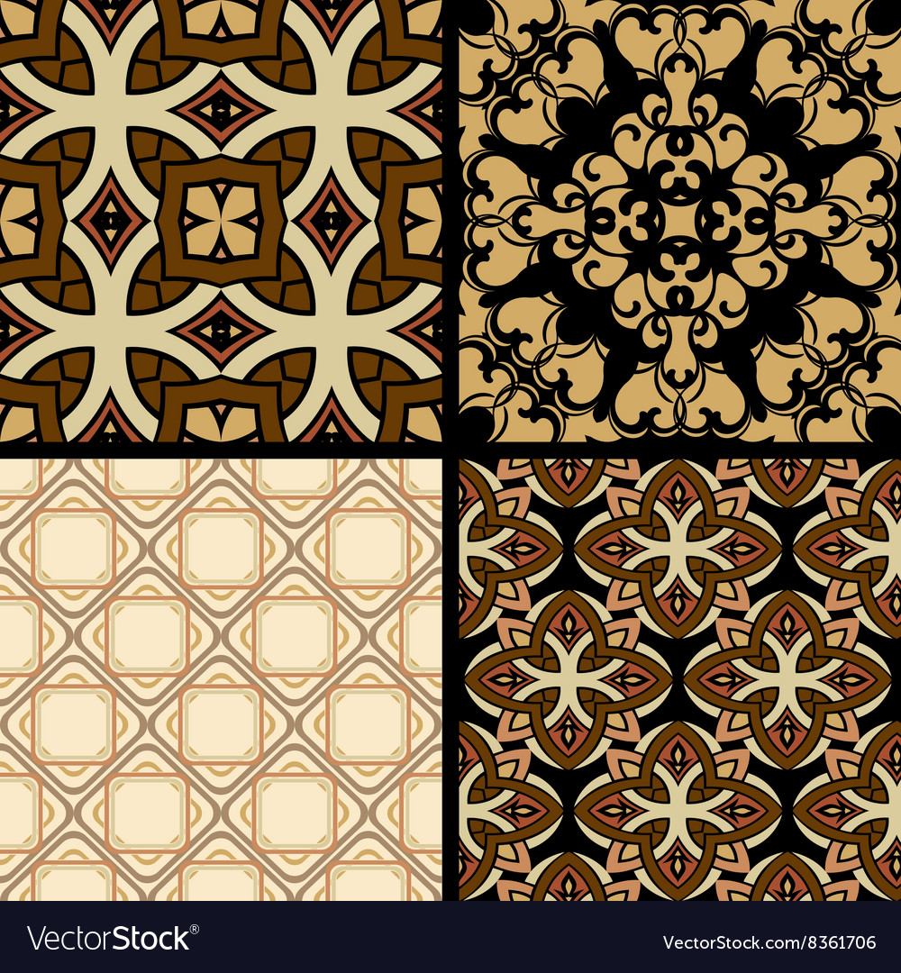 Textured background set Royalty Free Vector Image