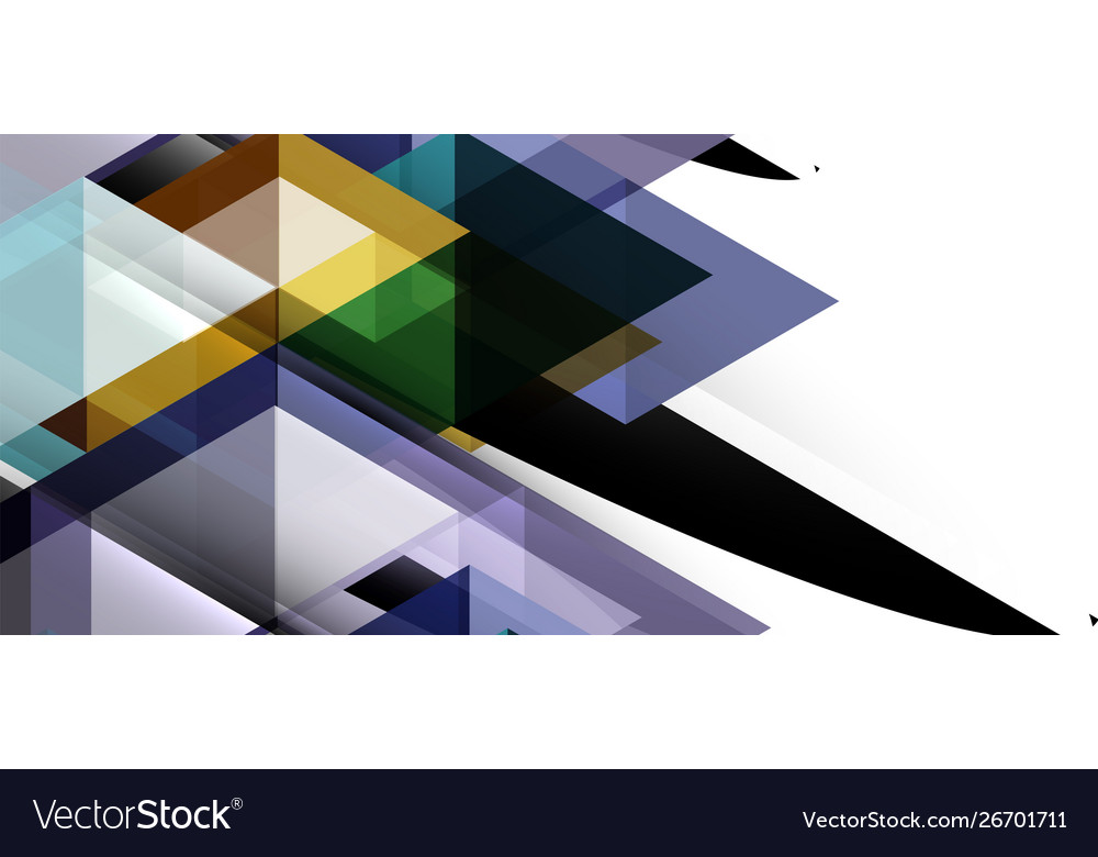 Abstract triangle pattern colorful backdrop Vector Image