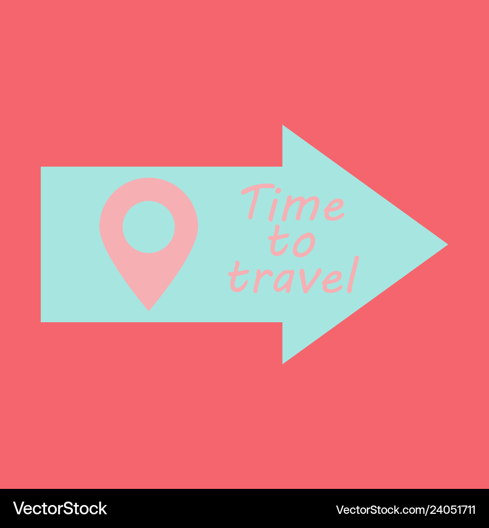 Pfeil-Ort-Symbol-Zeichen-Navigationskarte gps Vektorbild