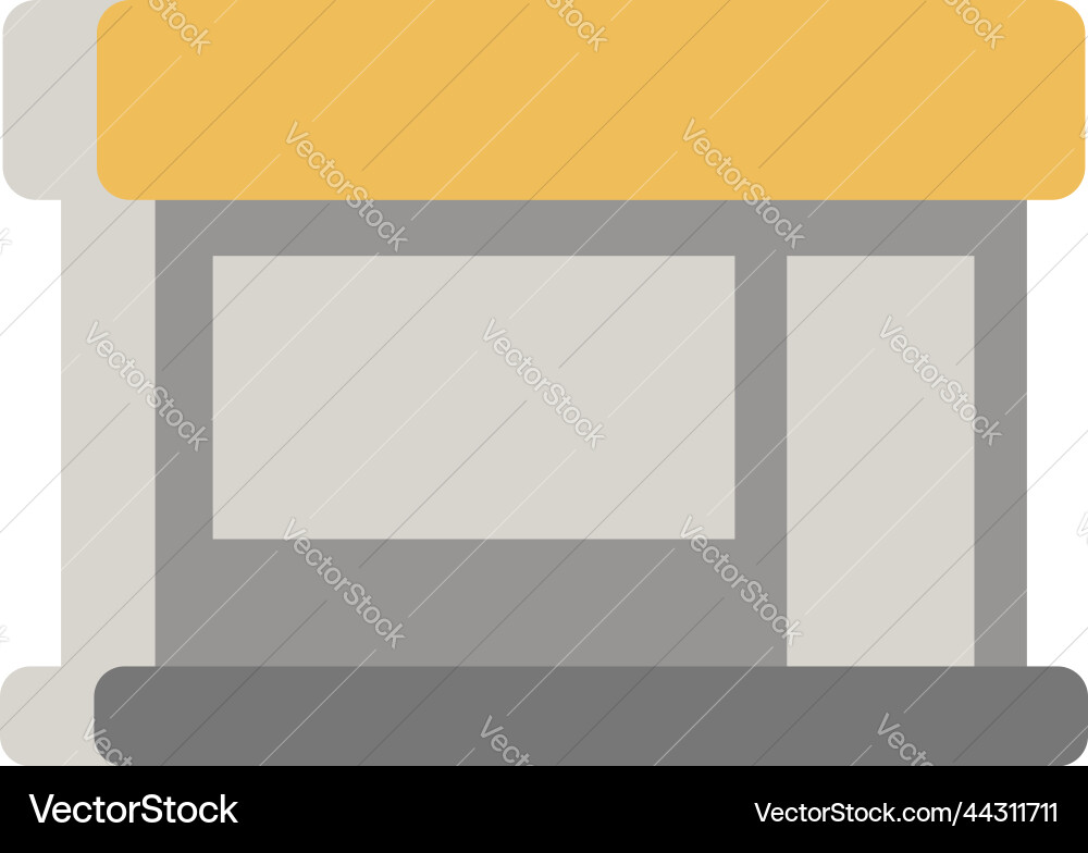 City market on a white background Royalty Free Vector Image