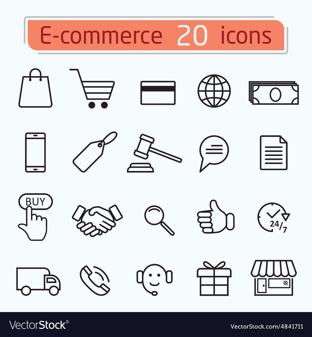 E-commerce Royalty Free Vector Image - VectorStock