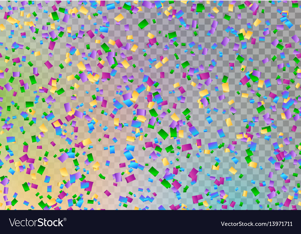 Falling confetti backdrop Royalty Free Vector Image