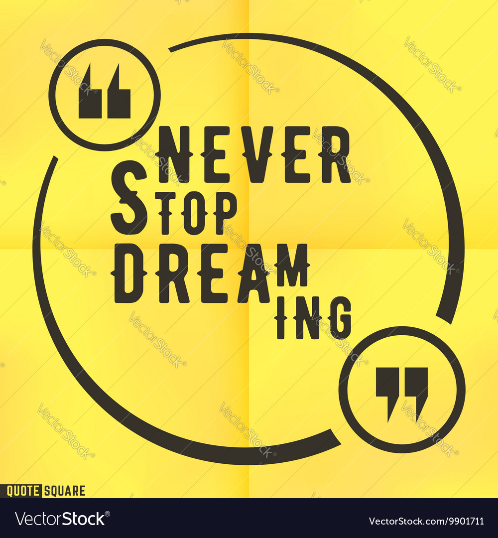 Quote square template Royalty Free Vector Image