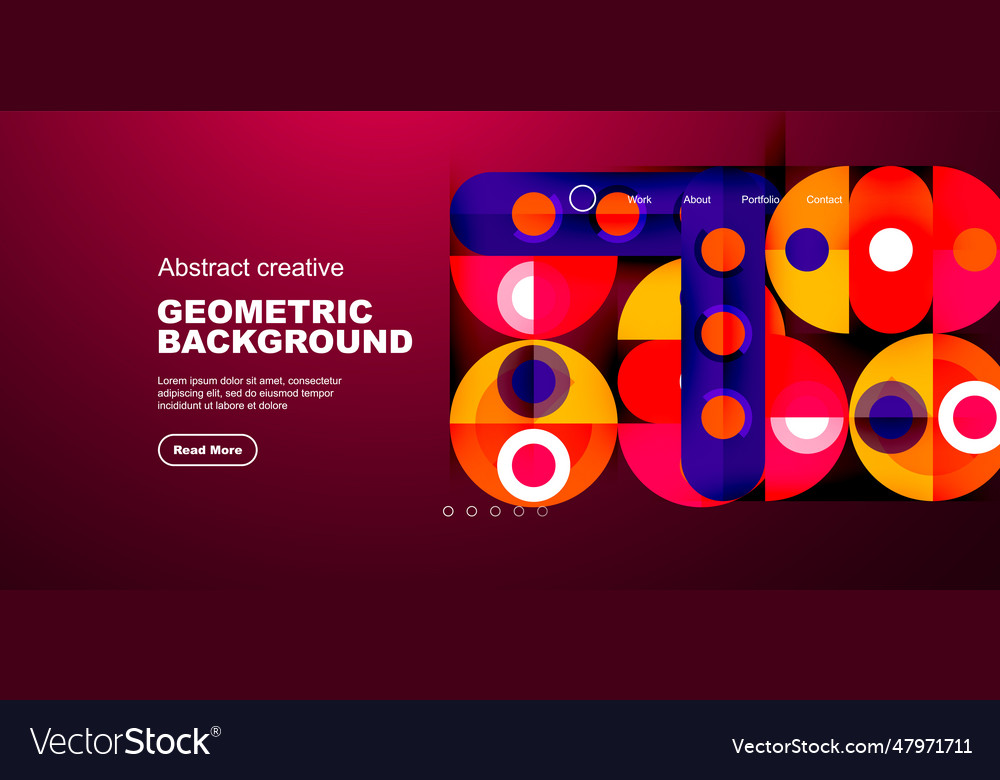 Simple circles and round elements pattern Vector Image