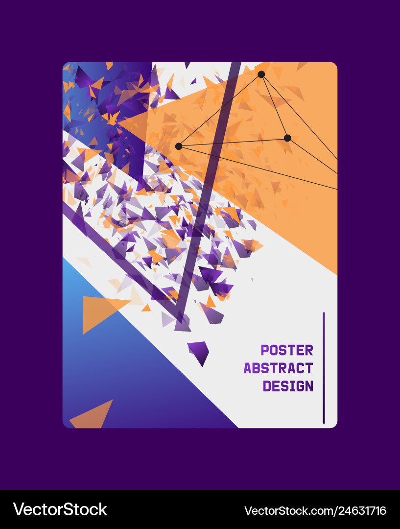 Abstract design banner card poster Royalty Free Vector Image