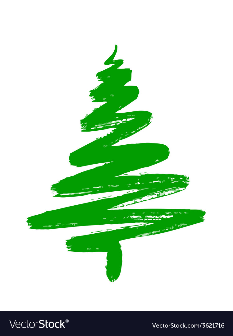 Christmas tree Royalty Free Vector Image - VectorStock