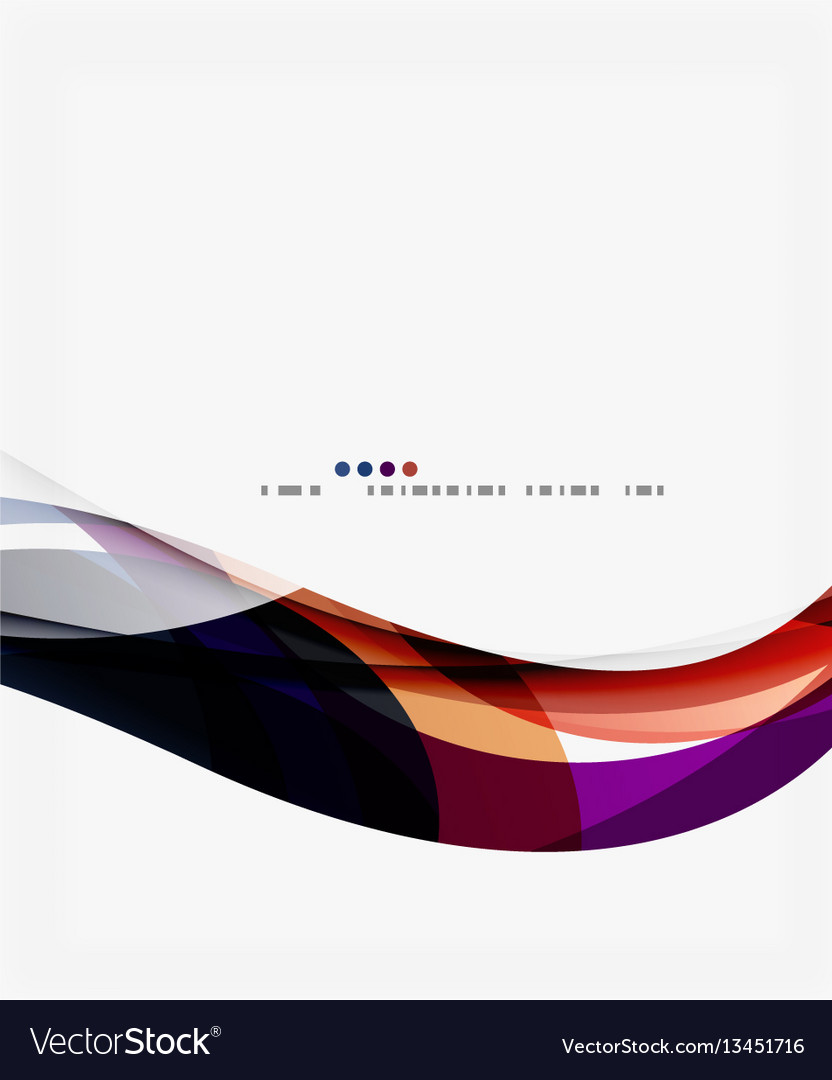 Modern creative curve background with copy space Vector Image