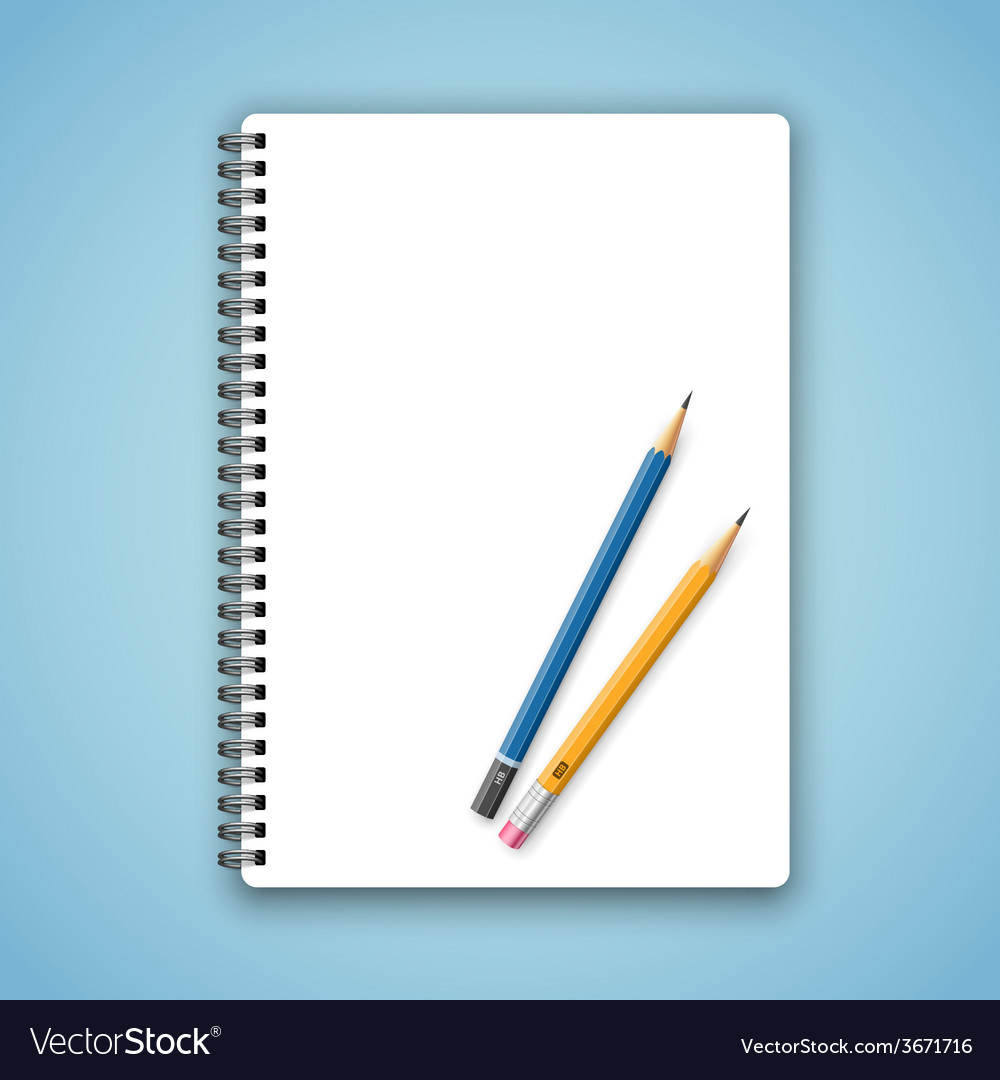 Notebook Royalty Free Vector Image - VectorStock