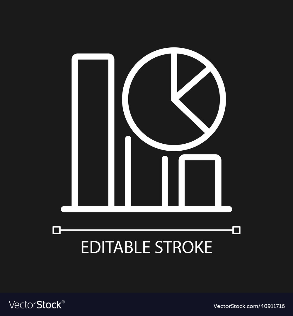 Regression part of data mining white linear pixel Vector Image