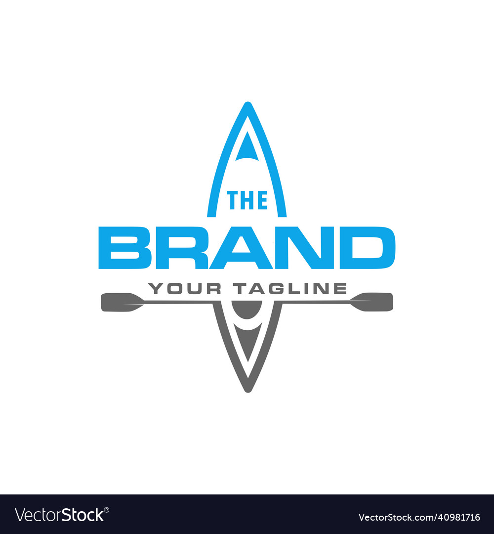 Rowing logo Royalty Free Vector Image - VectorStock