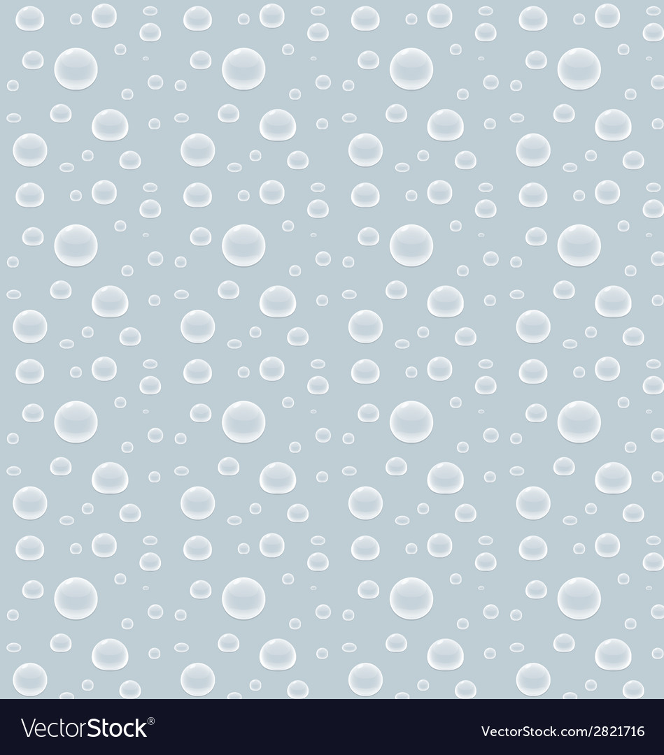 Seamless pattern drop water Royalty Free Vector Image
