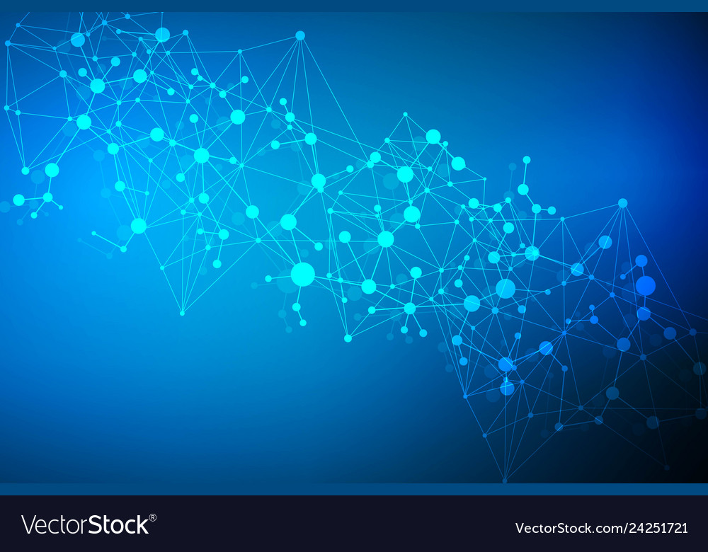 Big data visualization background modern Vector Image
