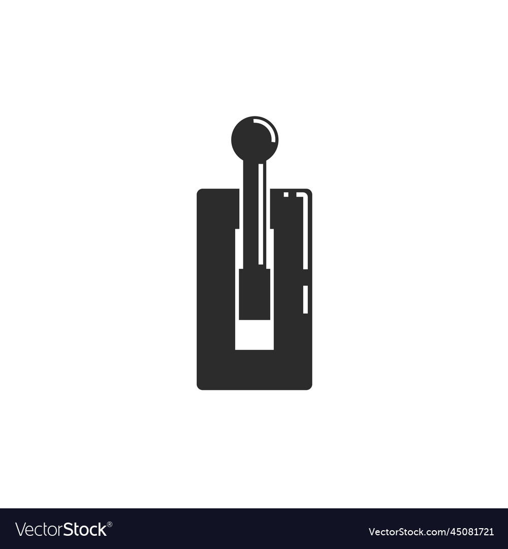 Electric switch icon concept Royalty Free Vector Image