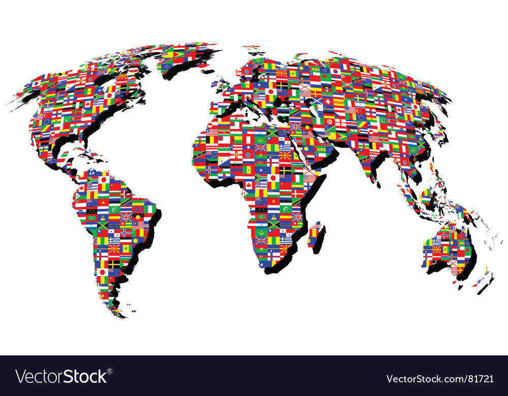 Map background Royalty Free Vector Image - VectorStock