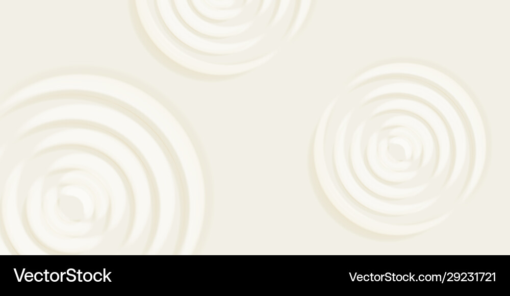 Milk ripple background cosmetic cream or shampoo Vector Image