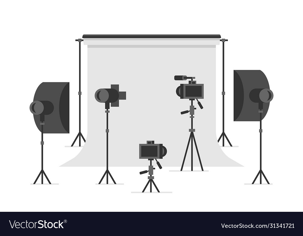 Photo studio Royalty Free Vector Image - VectorStock